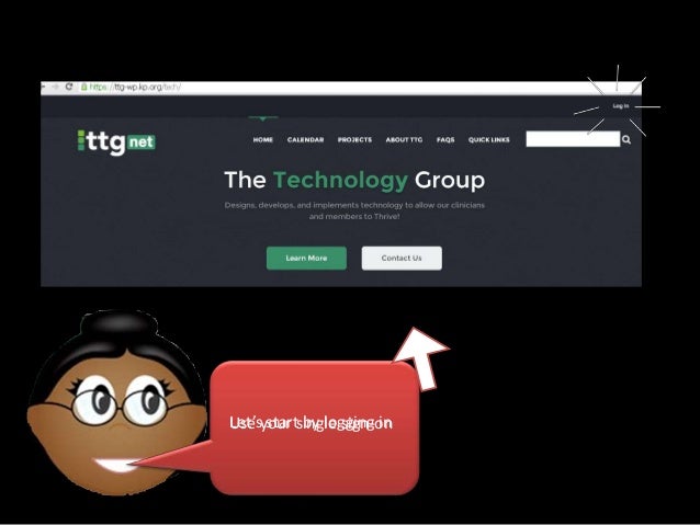Updating your profile on the ttg intranet