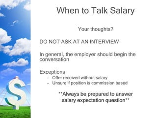 Salary Negotiation by Matt Abbene, MHSA | PPTX