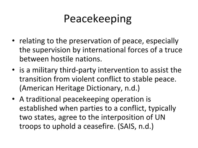 U peace presentation peacebuilding_slideshare | PPT