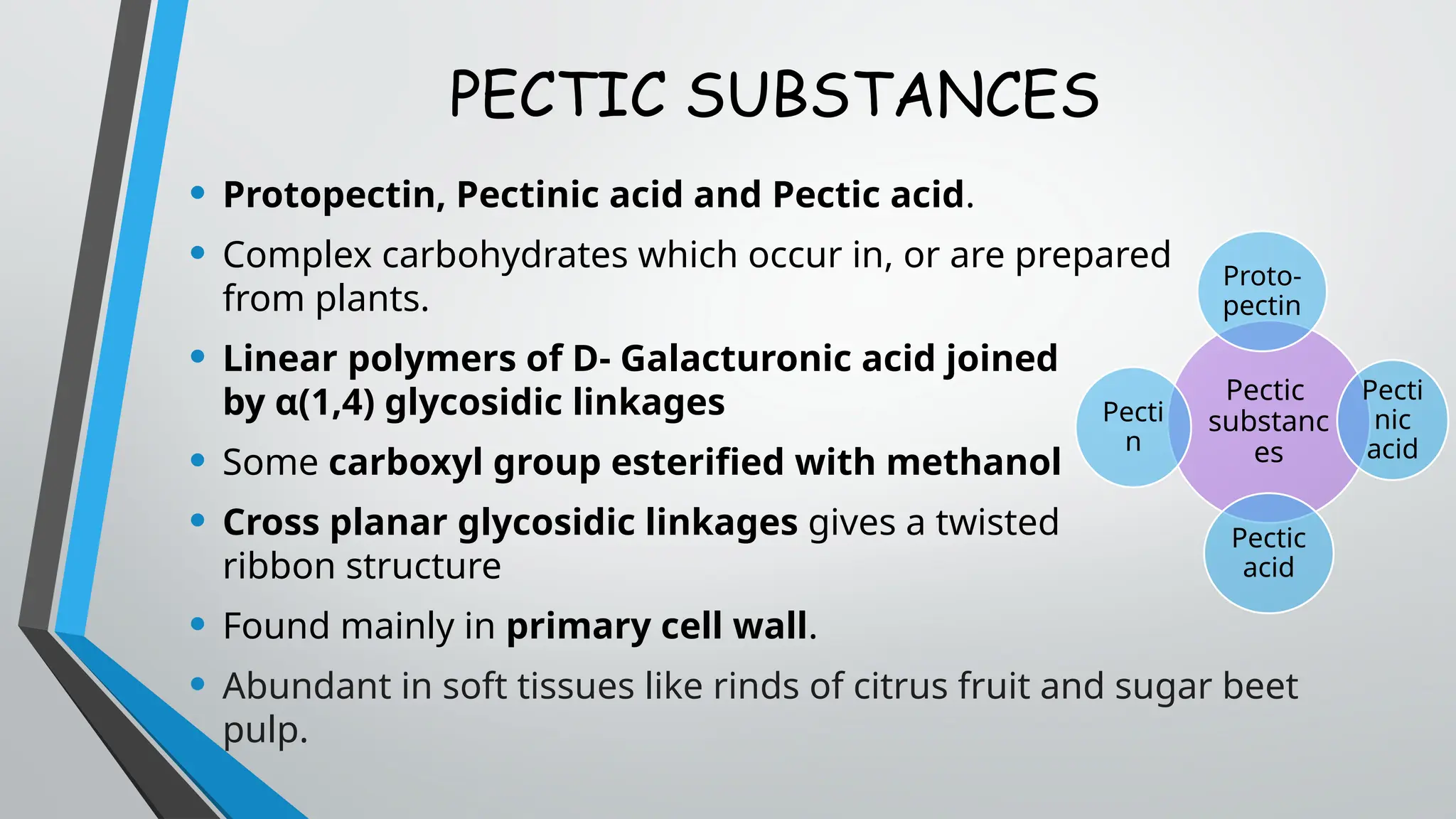 PECTIN, PECTIC SUBSTANCES AND FOOD GUMS | PPTX