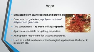 PECTIC SUBSTANCES, PECTIN AND FOOD GUMS | PPT
