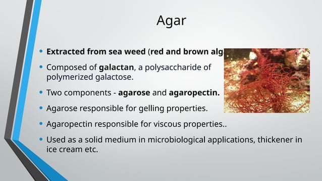 PECTIC SUBSTANCES, PECTIN AND FOOD GUMS | PPT