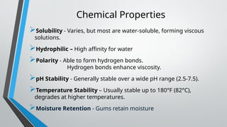 PECTIC SUBSTANCES, PECTIN AND FOOD GUMS | PPT