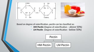 PECTIC SUBSTANCES, PECTIN AND FOOD GUMS | PPT