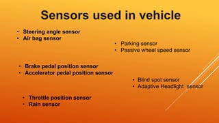 SENSORS IN AUTOMOBILES | PPTX