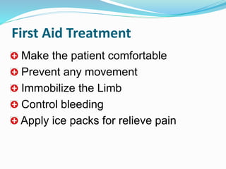 First Aid Management of Fracture | PPTX