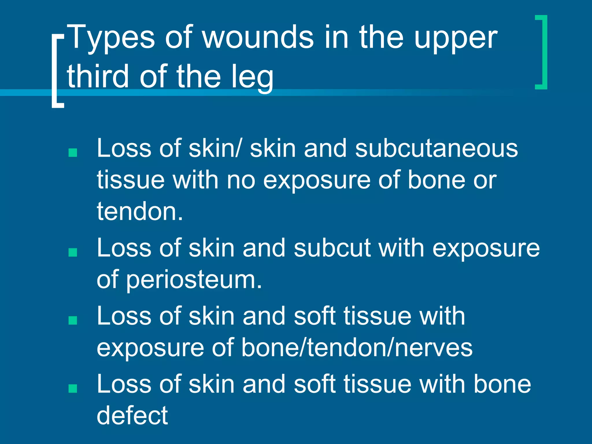Uper n middle third leg defects | PPTX