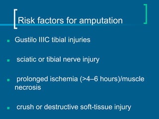 Uper n middle third leg defects | PPTX