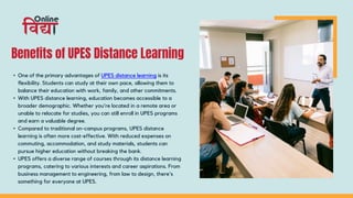 University of Petroleum Energy Studies | UPES Distance Learning ...