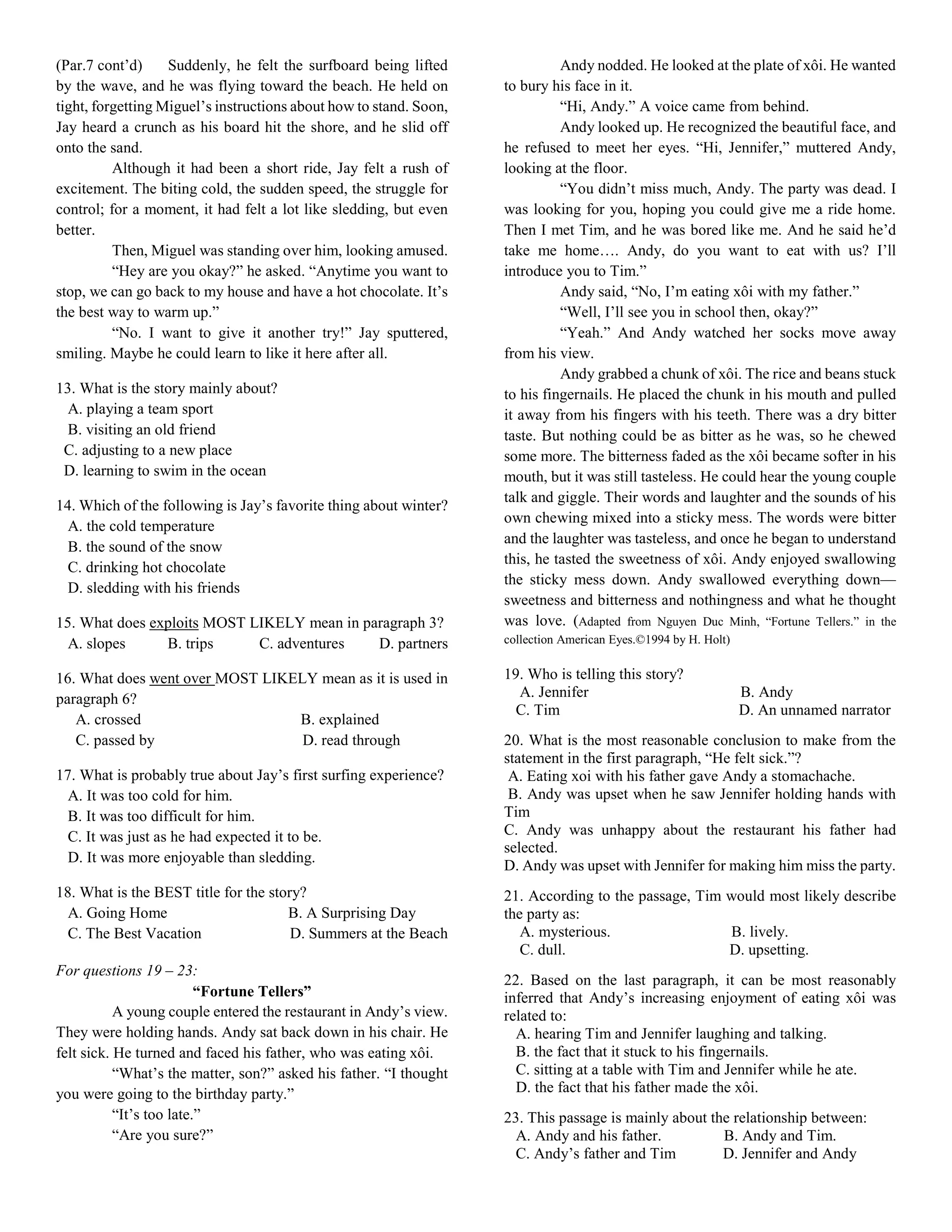 UPCAT Practice Examination | PDF