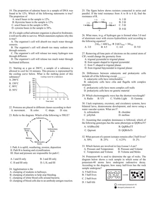 UPCAT Practice Examination | PDF