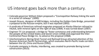 Bering Strait Crossing Proposal | PPTX