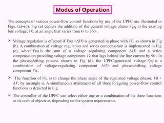 UPFC Unified Power Factor Control for HVDA and FACTS | PPTX