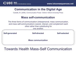 Towards Health Mass-Self Communication | PPT
