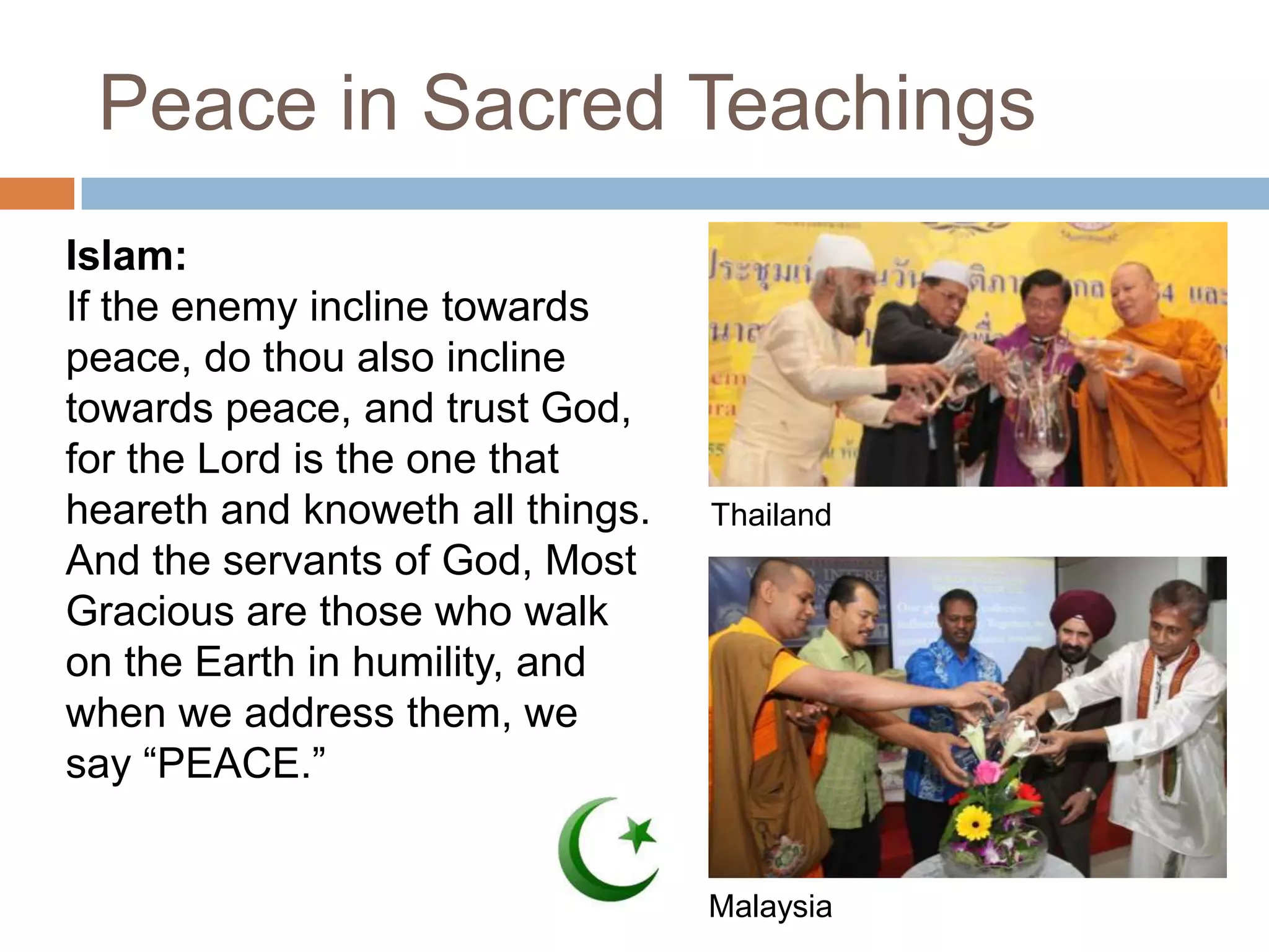 UPF Inter-Faith Peace-Building | PPTX