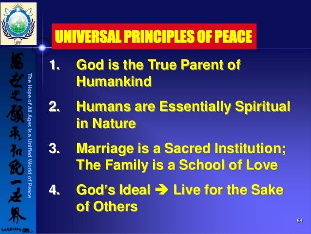 Upf intro 5 principles of peace(morning lecture)marikina