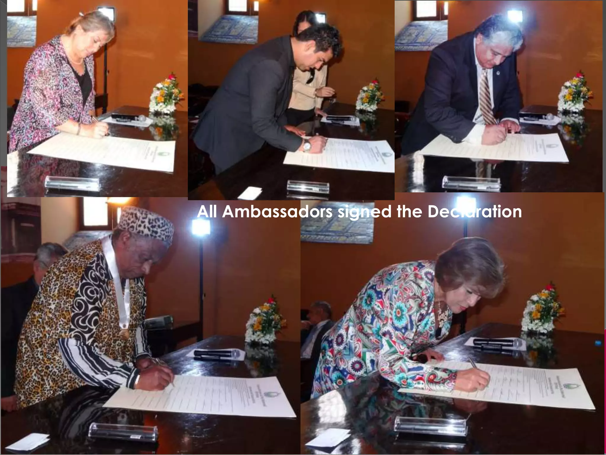 Upf peru human rights day and inauguration of peace council | PPTX