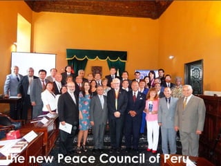 Upf peru human rights day and inauguration of peace council | PPTX