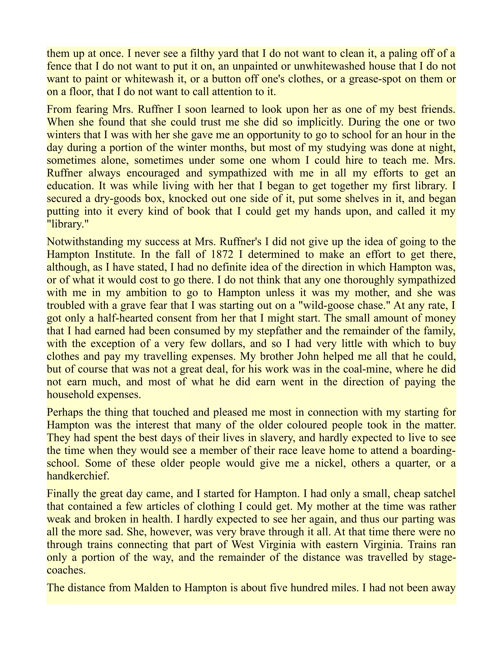 Up From Slavery - Booker T Washington | PDF