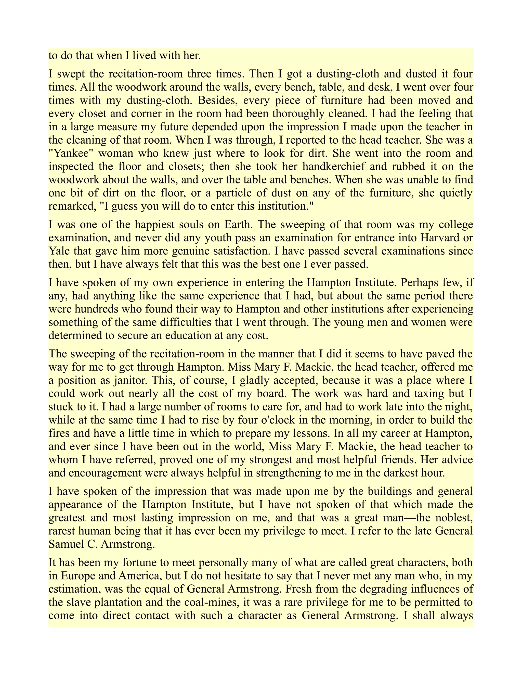 Up From Slavery - Booker T Washington | PDF