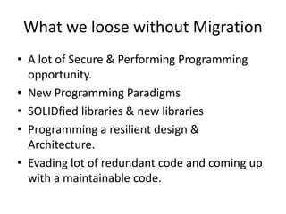 Upfront adoption & migration of applications to latest jdk | PPT