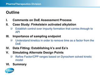 Upfront Thinking to Design a Better Lab Scale DoE | PPT
