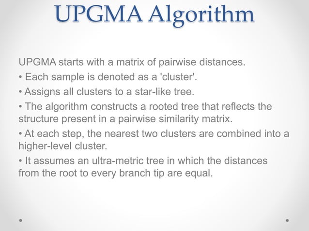 Upgma Ppt 