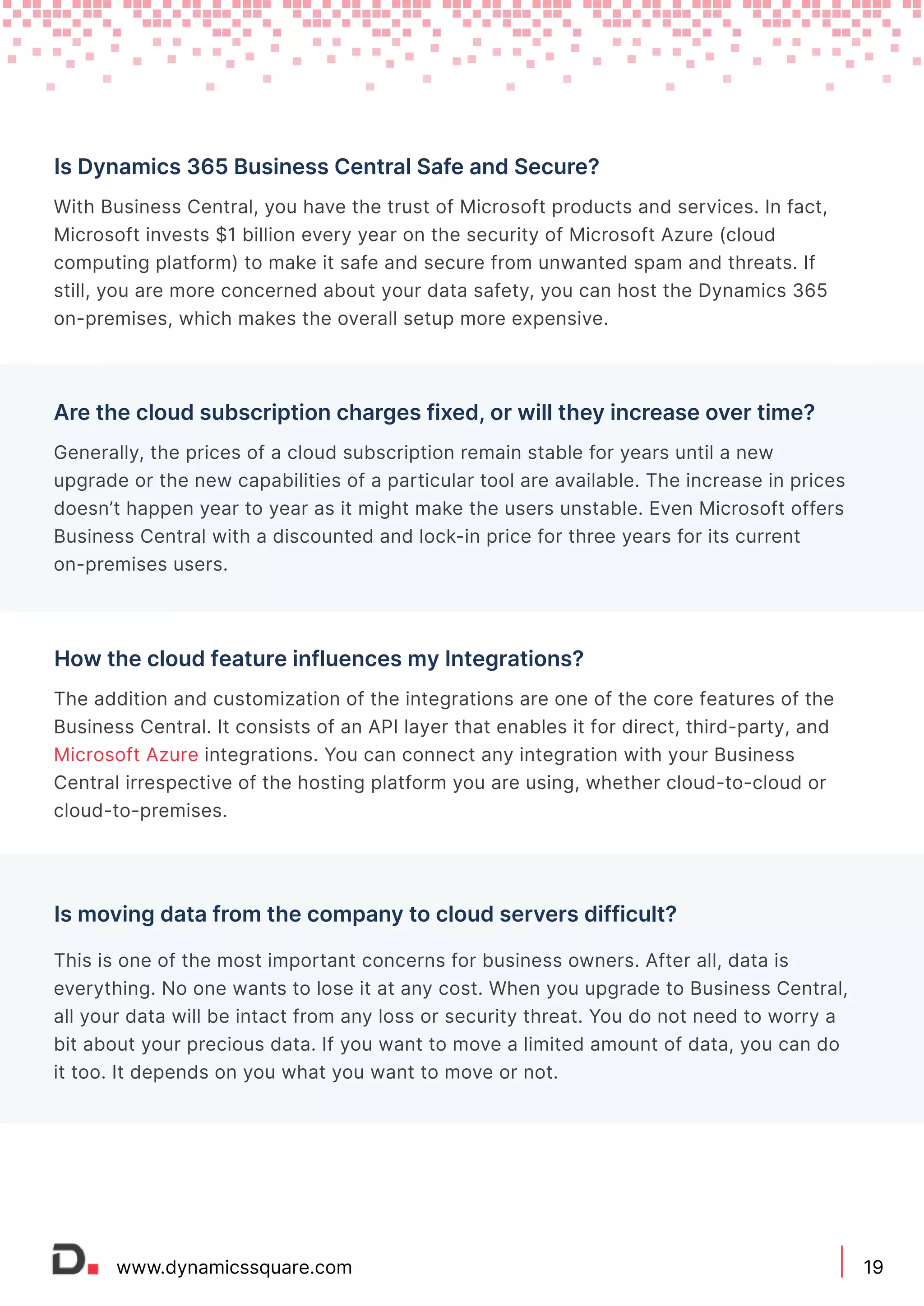 Why Should You Upgrade from Microsoft Dynamics NAV to Business Central? | PDF | Cloud Computing ...