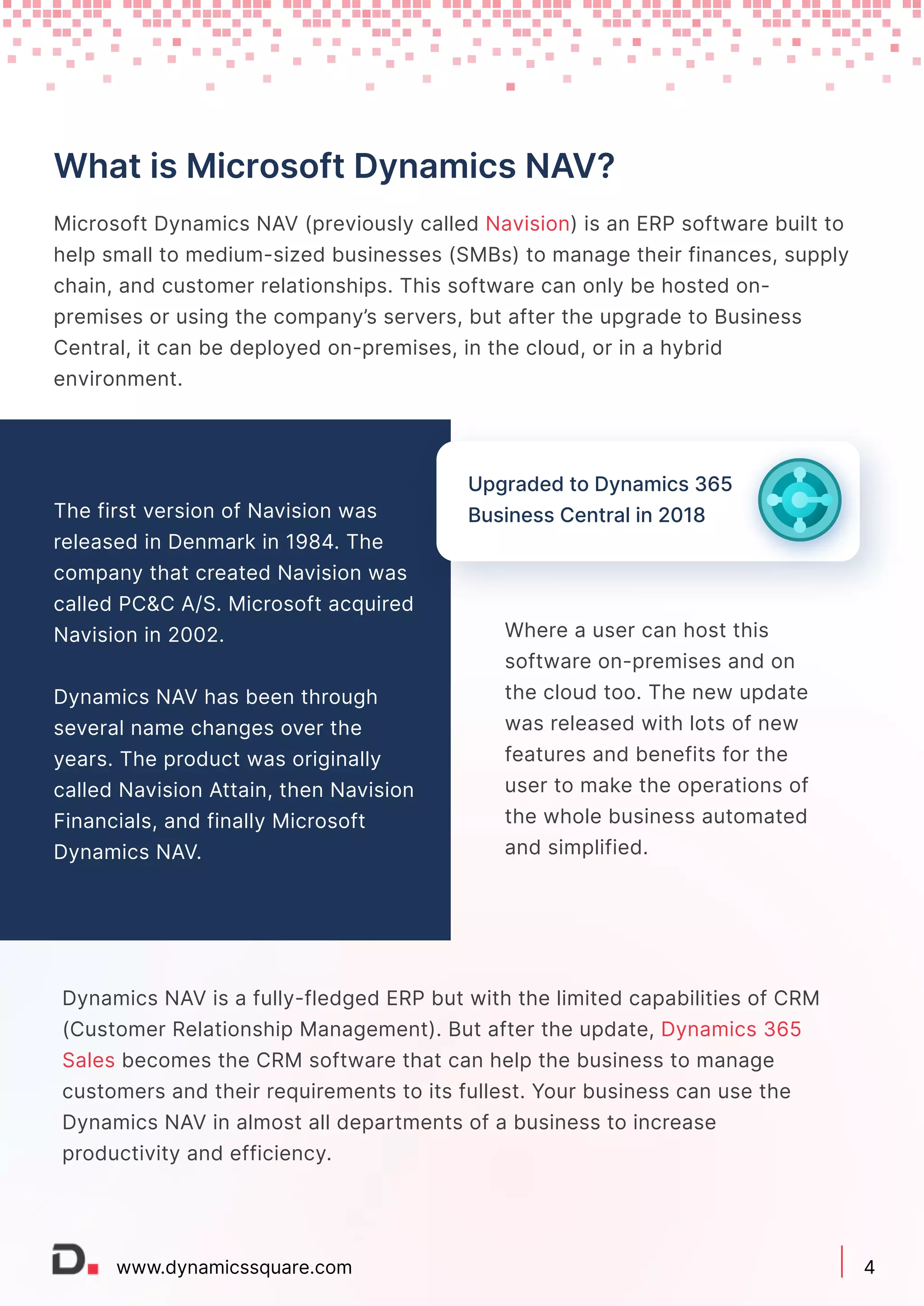 Why Should You Upgrade from Microsoft Dynamics NAV to Business Central? | PDF | Cloud Computing ...