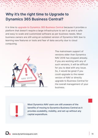 Why Should You Upgrade from Microsoft Dynamics NAV to Business Central? | PDF | Cloud Computing ...