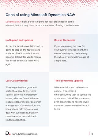 Why Should You Upgrade from Microsoft Dynamics NAV to Business Central? | PDF