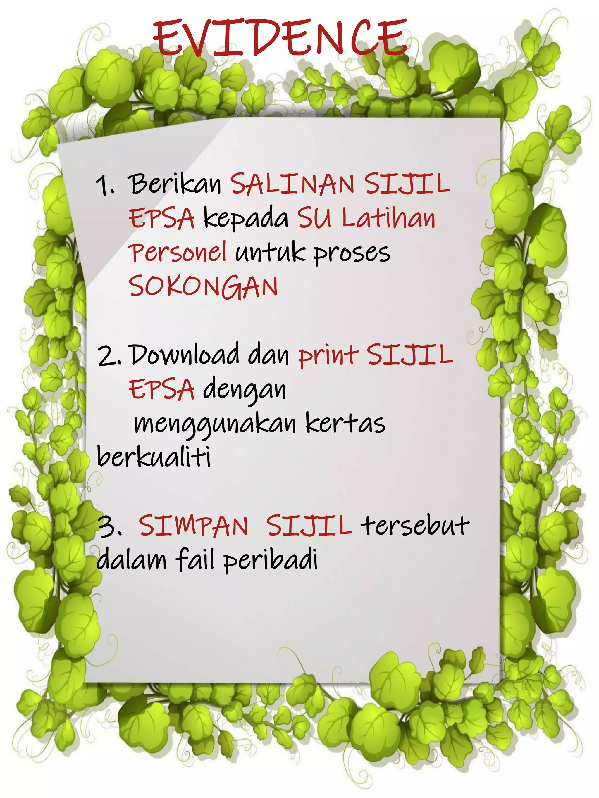 DAFTAR EPSA DLM SPLKPM | PDF