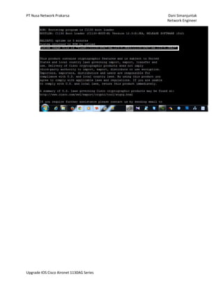 Upgrade IOS Cisco Aironet 1130AG Series Access Point | PDF