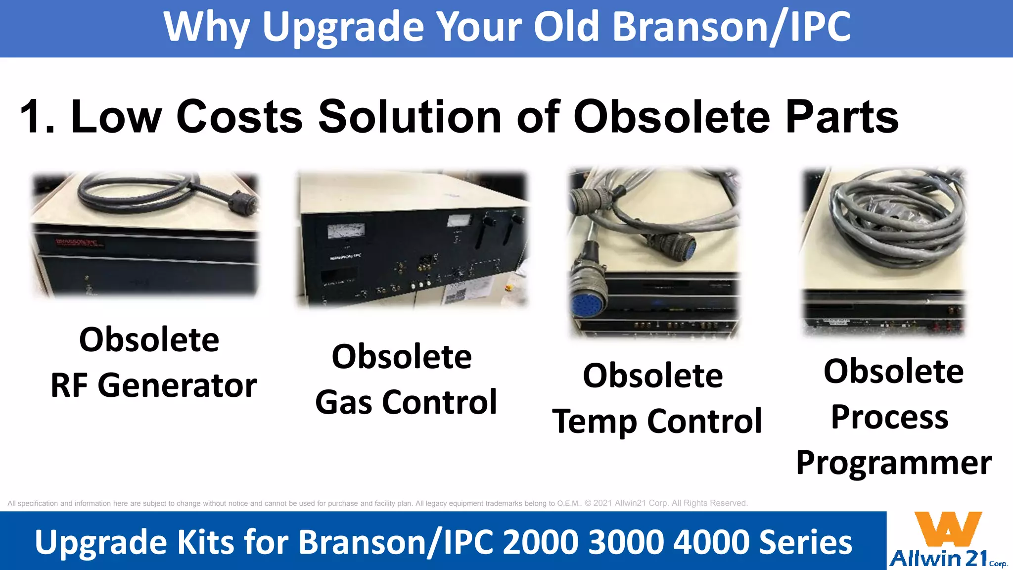 Upgrade kits for branson ipc 2000 3000 4000 series manual batch asher ...