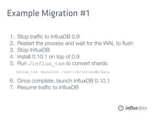 InfluxDB: Upgrade to 0.10 considerations | PDF