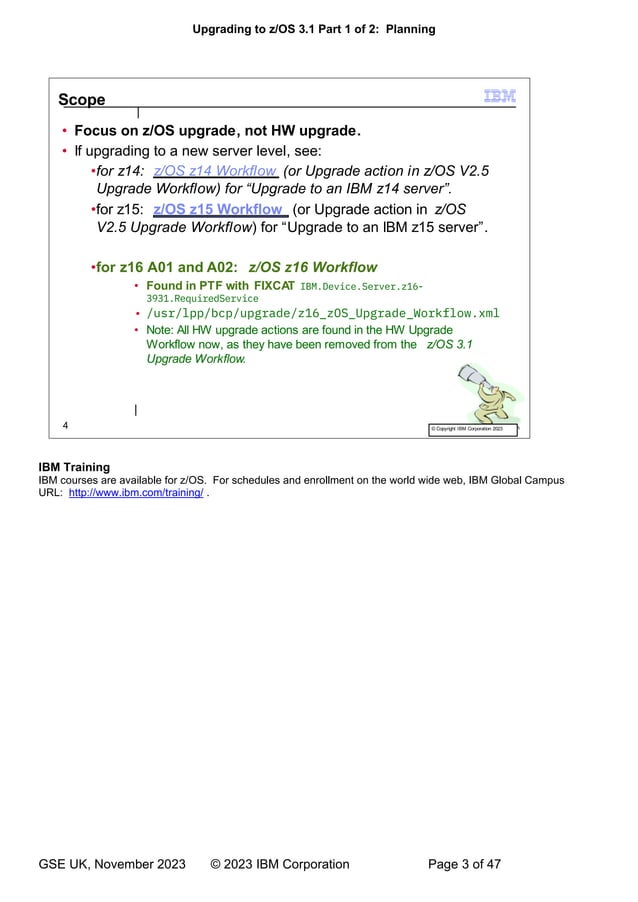 Upgrade to 3.1 Planning.pdf | Operating Systems | Computer Software and ...