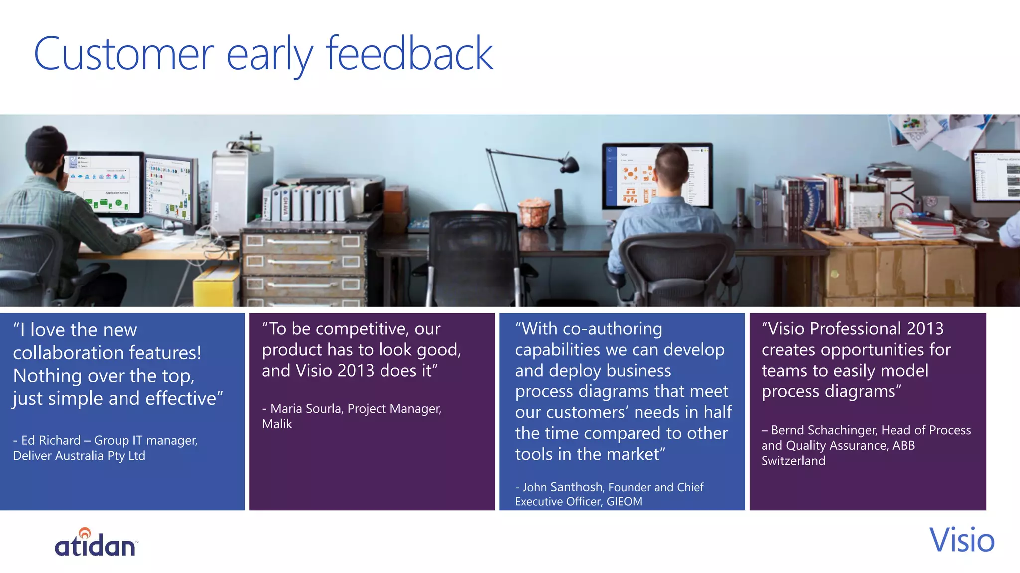 Upgrade to Microsoft Visio 2013 - from Atidan | PDF