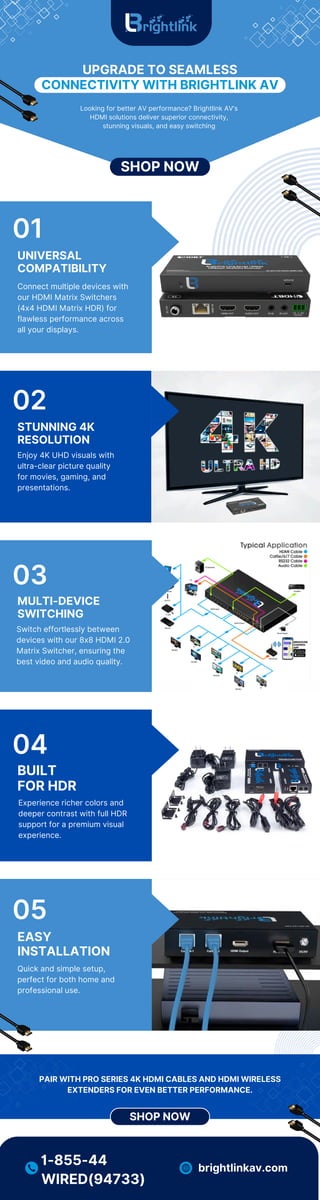Upgrade to Seamless Connectivity with Brightlink AV | PDF