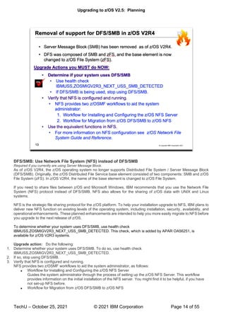 Upgrade to IBM z/OS V2.5 Planning | PDF