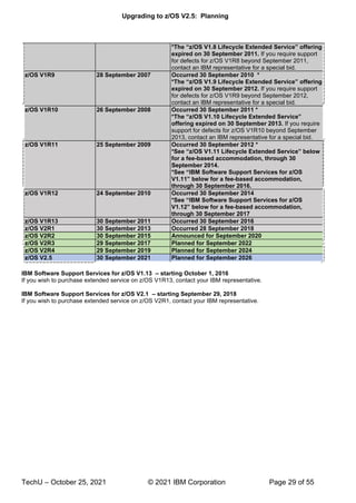 Upgrade to IBM z/OS V2.5 Planning | PDF