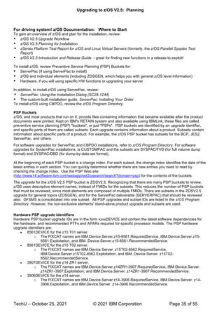 Upgrade to IBM z/OS V2.5 Planning | PDF
