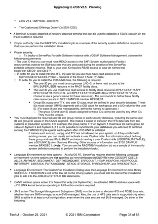 Upgrade to IBM z/OS V2.5 Planning | PDF