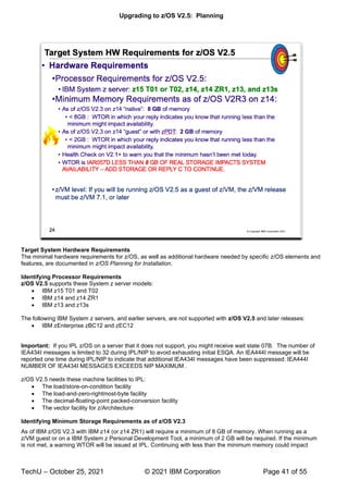 Upgrade to IBM z/OS V2.5 Planning | PDF