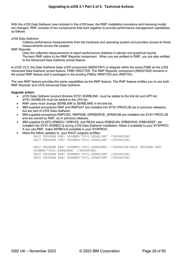 Upgrade to zOS 3.1 Tech Actions.pdf