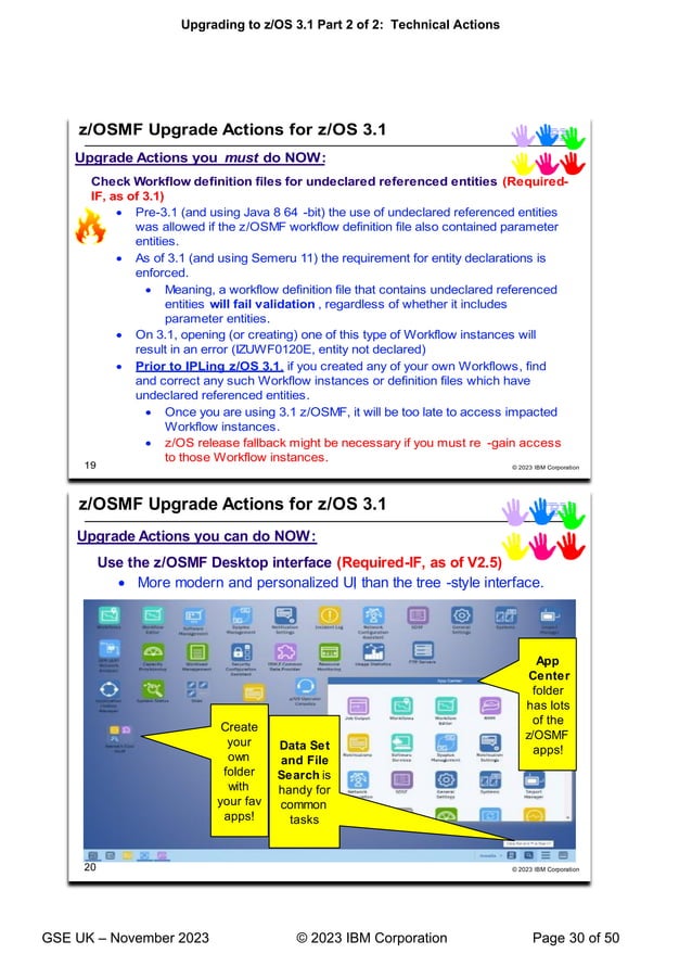 Upgrade to zOS 3.1 Tech Actions.pdf