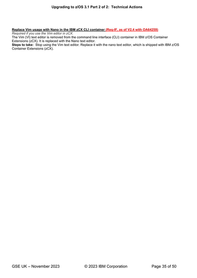 Upgrade to zOS 3.1 Tech Actions.pdf