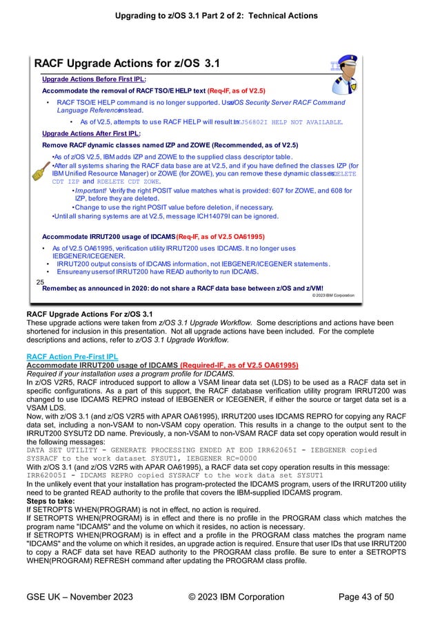 Upgrade to zOS 3.1 Tech Actions.pdf
