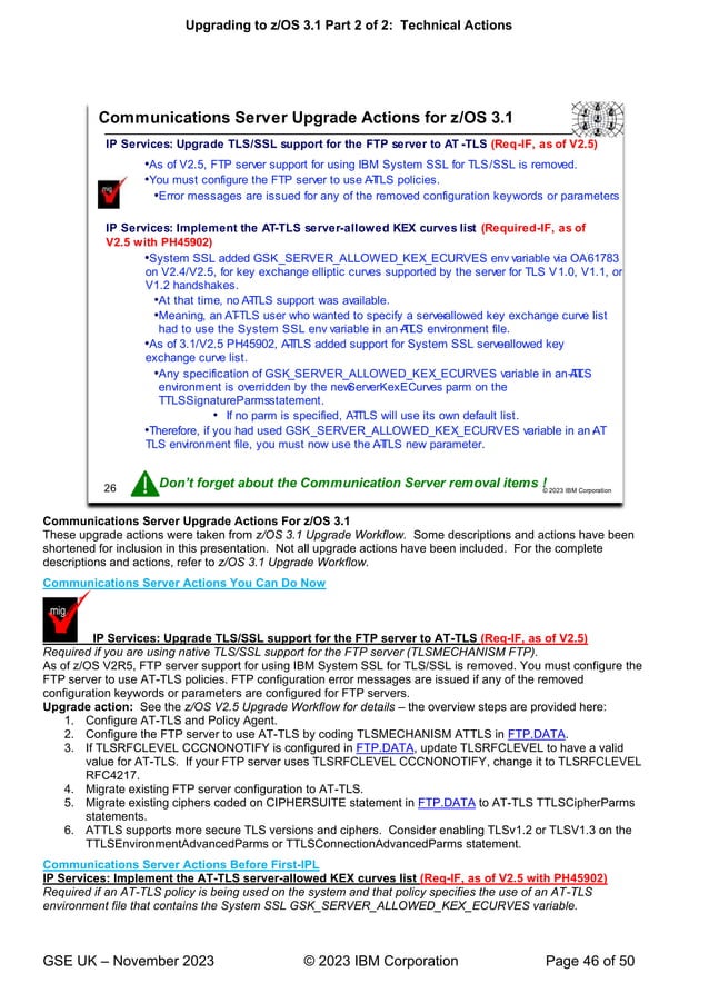 Upgrade to zOS 3.1 Tech Actions.pdf