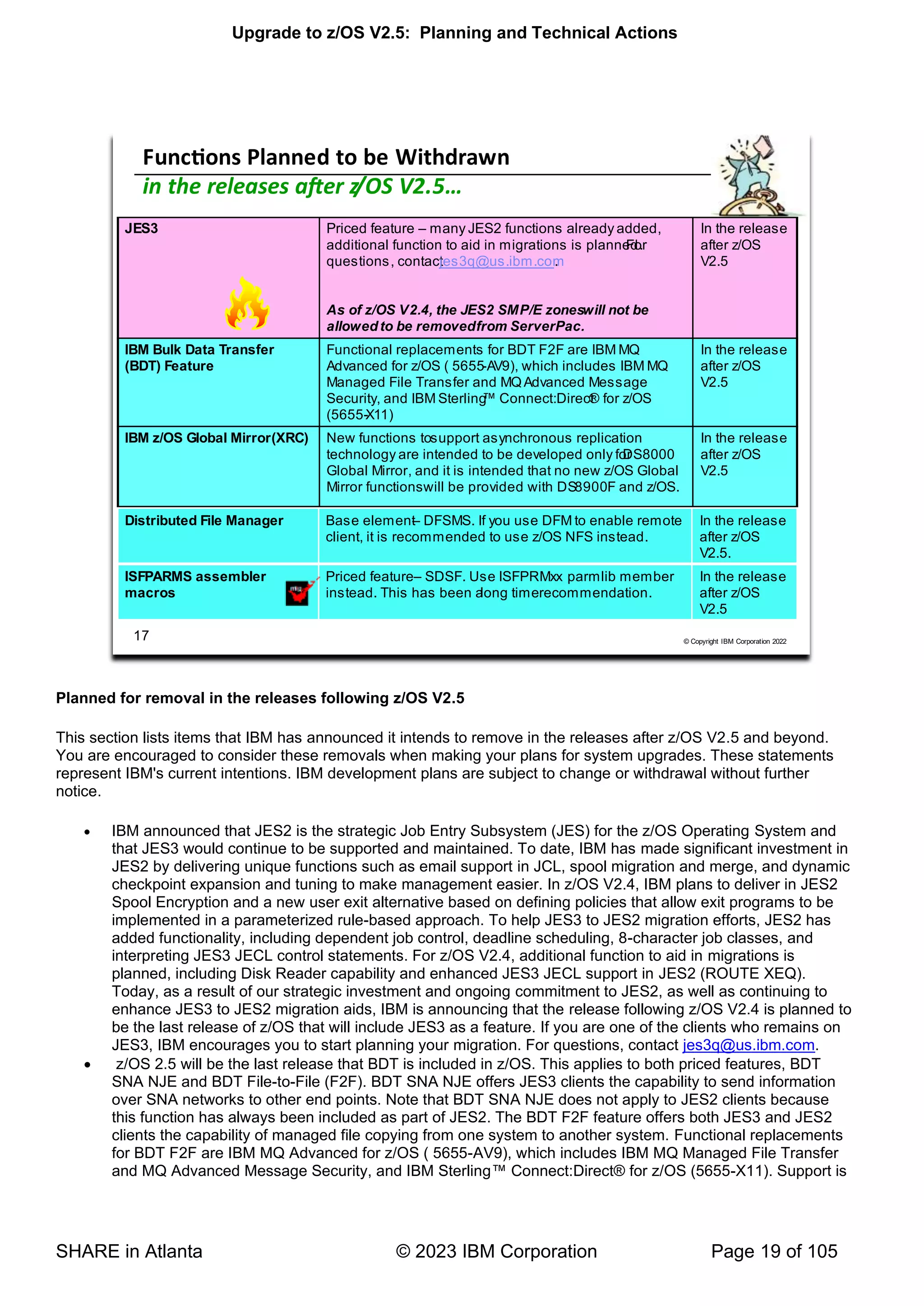 Upgrade to zOS V2.5 - Planning and Tech Actions.pdf