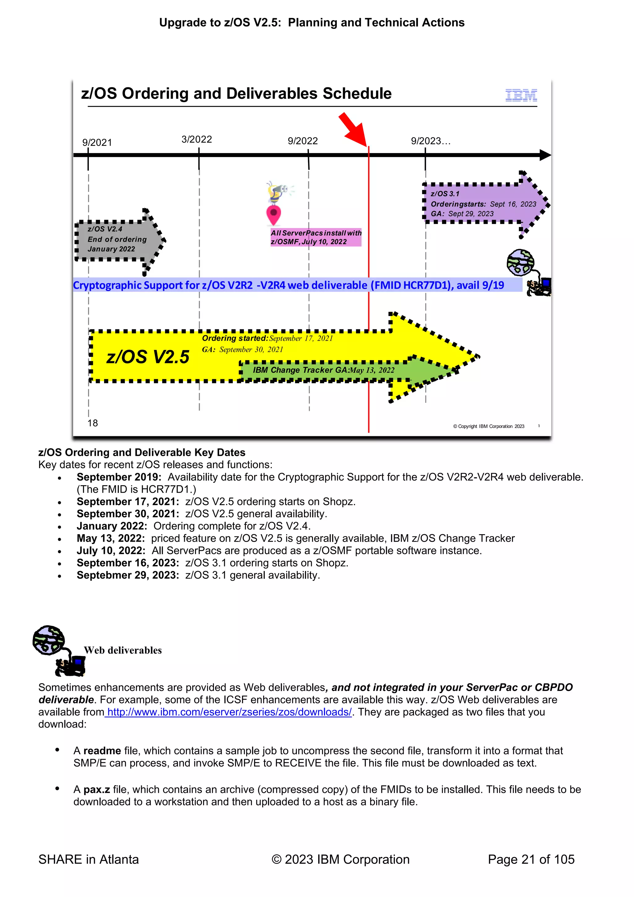 Upgrade to zOS V2.5 - Planning and Tech Actions.pdf